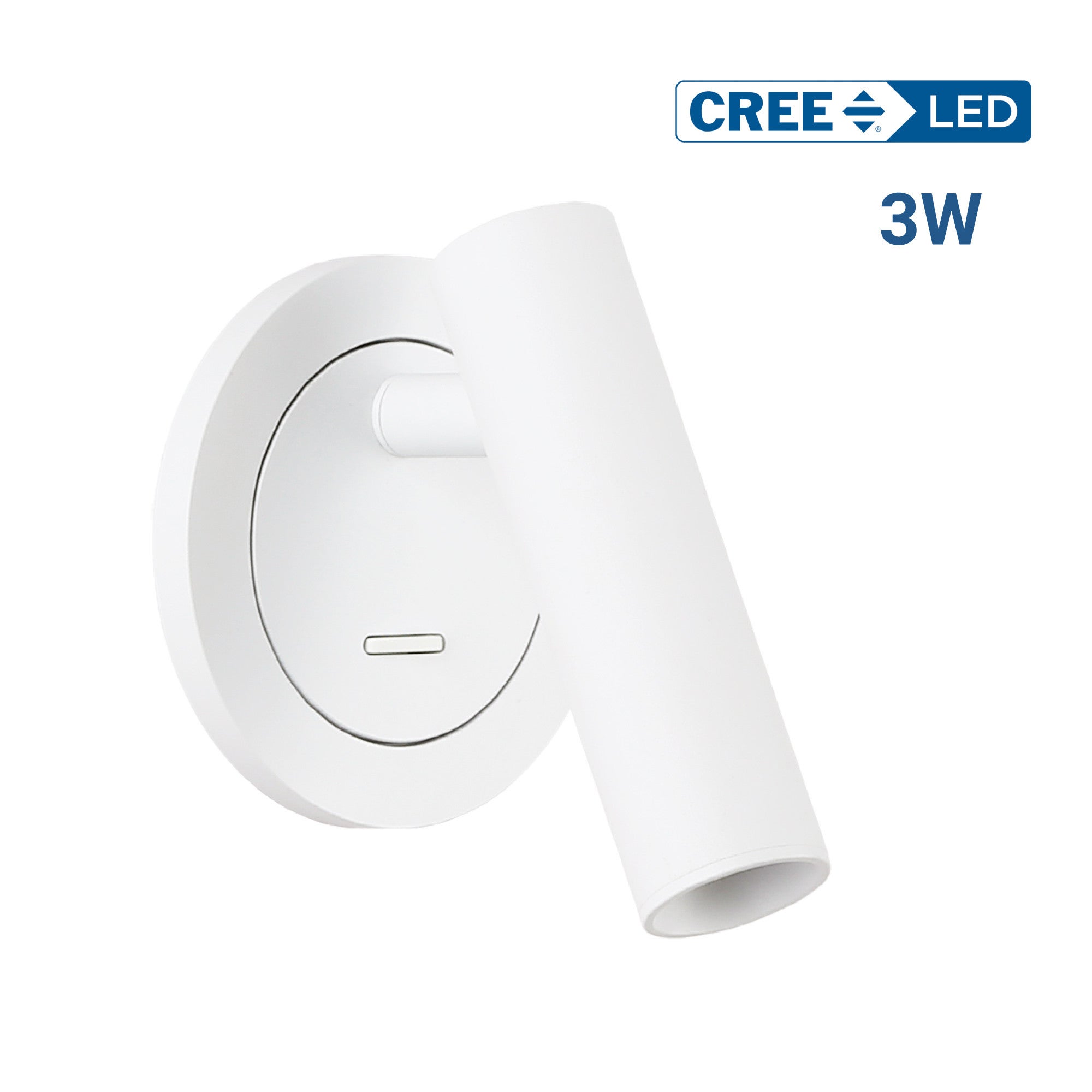 Liseuse encastrée "MILSA" - 3W - 2700K - IRC 85 | Leroy Merlin