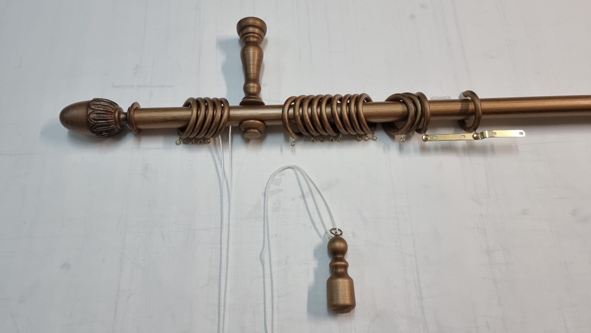 Tringle à rideaux en bois de haute qualité, diamètre 35 mm couleur de ...