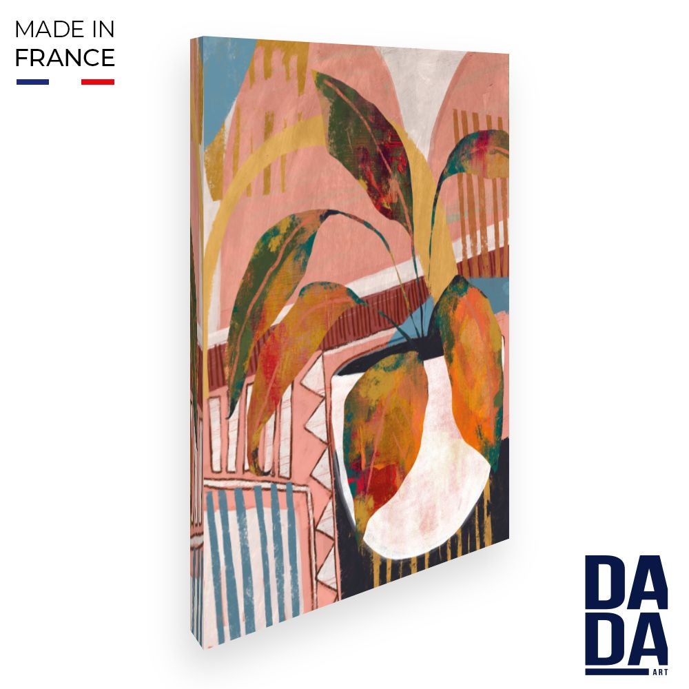 Toile Plante en pot / 100x140cm / Fabriqué en France / DADA ART | Leroy ...