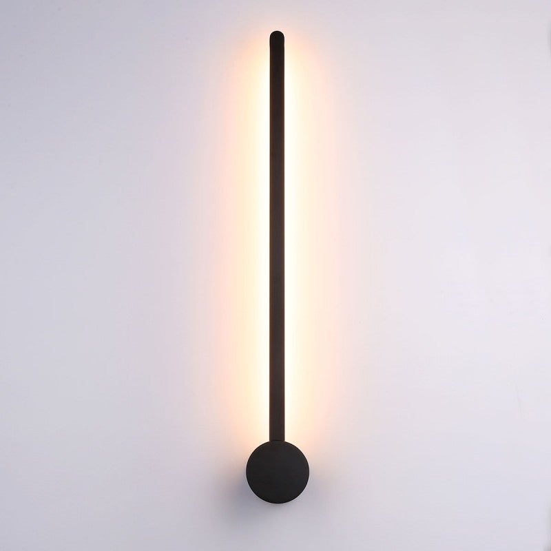 Aplique de pared LED minimalista lineal "LOGAN" 10W - Blanco Cálido ...