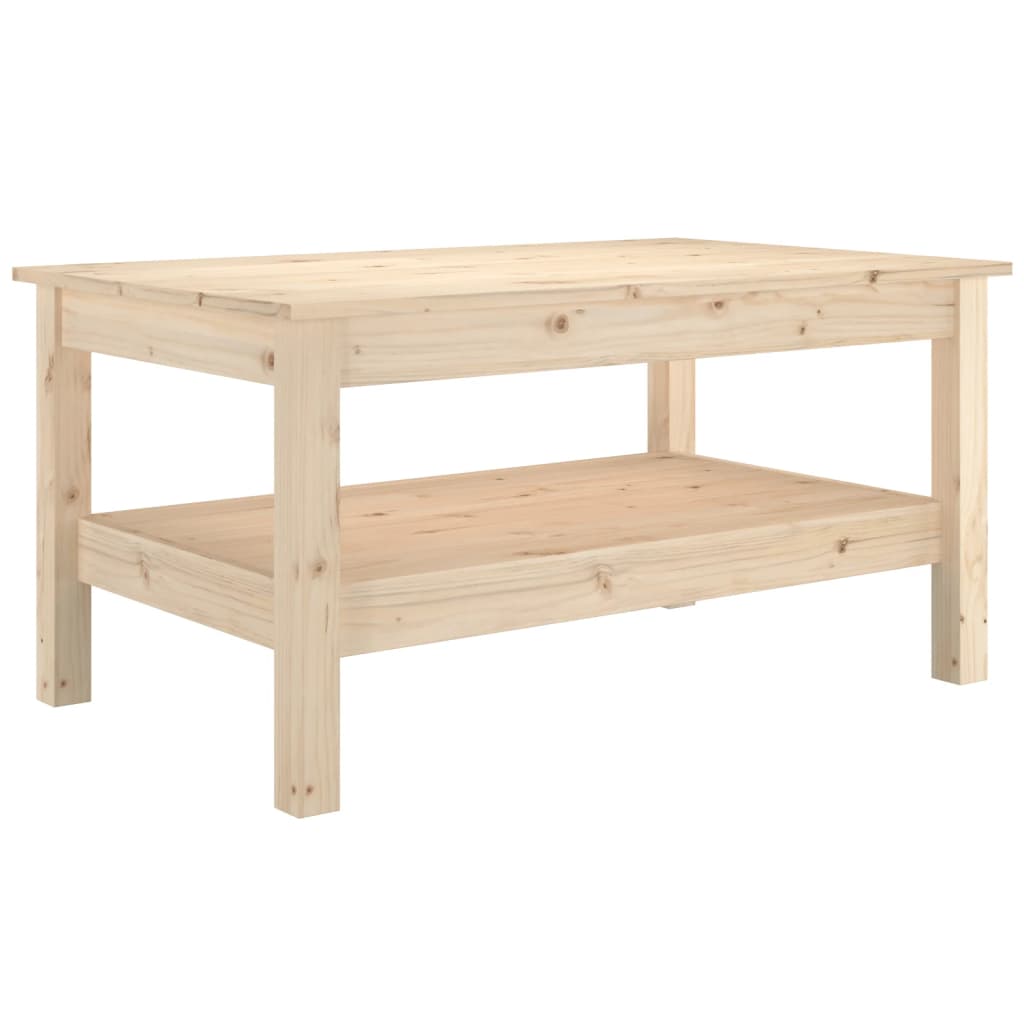 Table basse en pin massif 80x50x40 cm | Leroy Merlin
