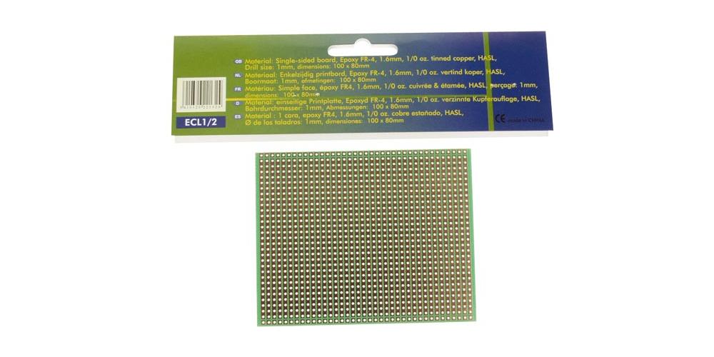 EUROCARD A BANDE CUIVREE - 100x80mm - FR4 (1pc/bl) | Leroy Merlin