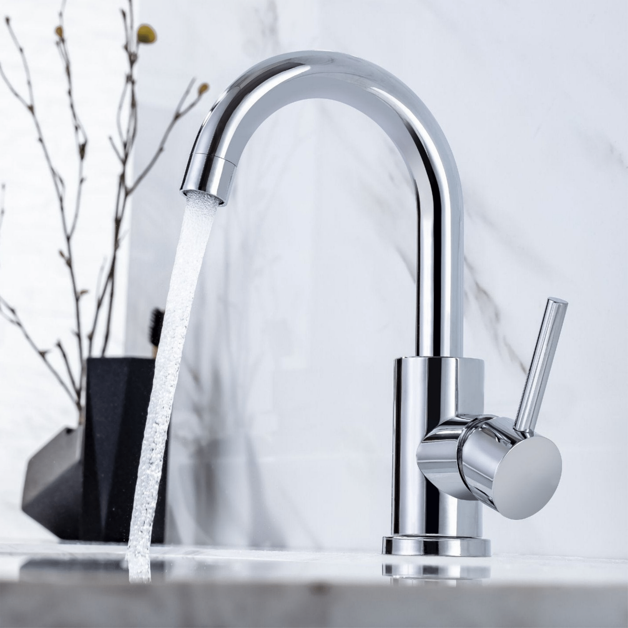 LOMAZOO Robinet de lavabo chromé Cupid | Leroy Merlin