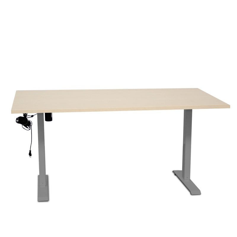 Mesa Elevable Eléctrica de Oficina UP de Kunna 160cm estructura gris ...