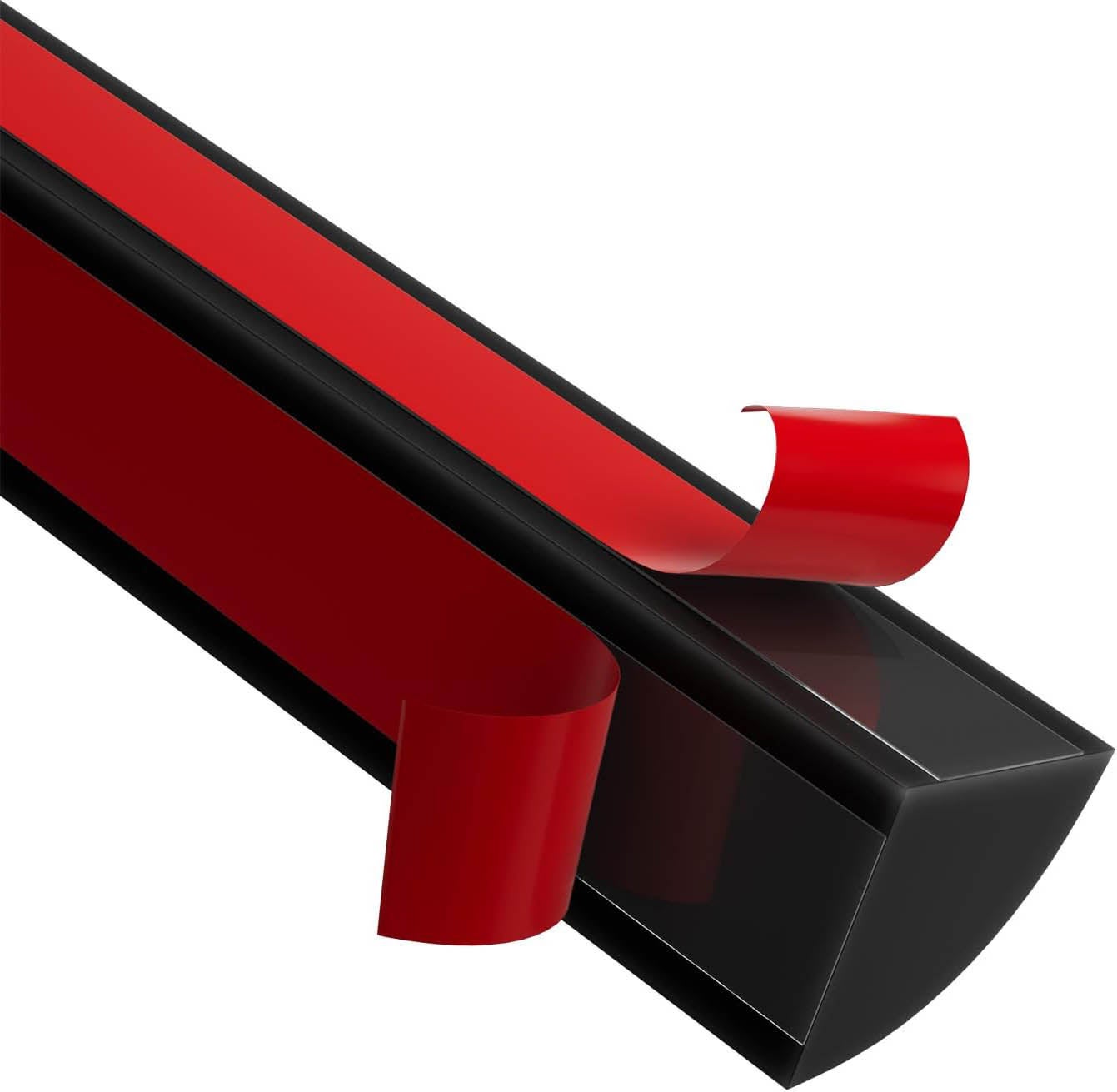 Moulure quart de rond flexible pour coin de bord de mur, autocollante ...