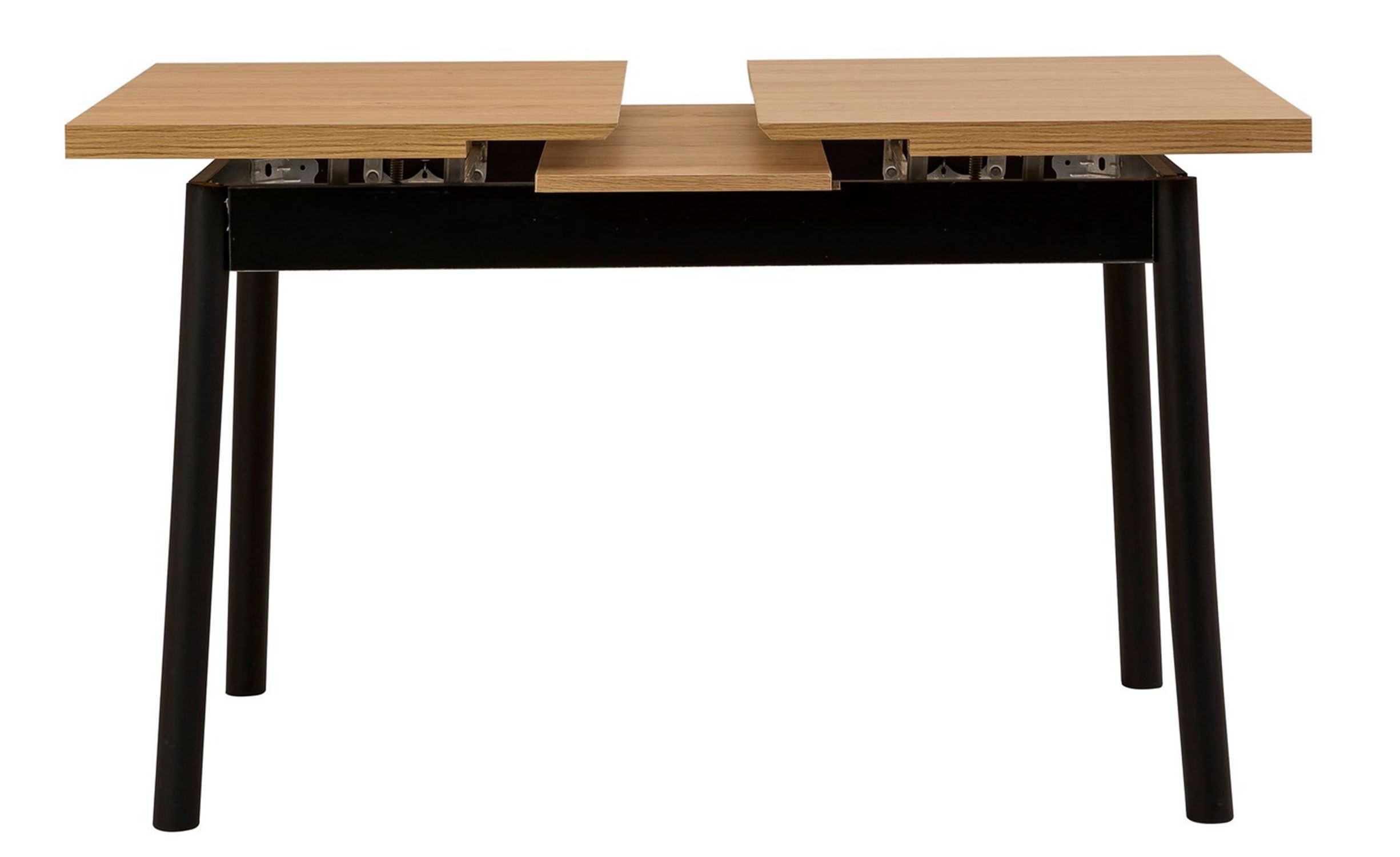 Mesa de comedor extensible Oliver Open negro | Leroy Merlin