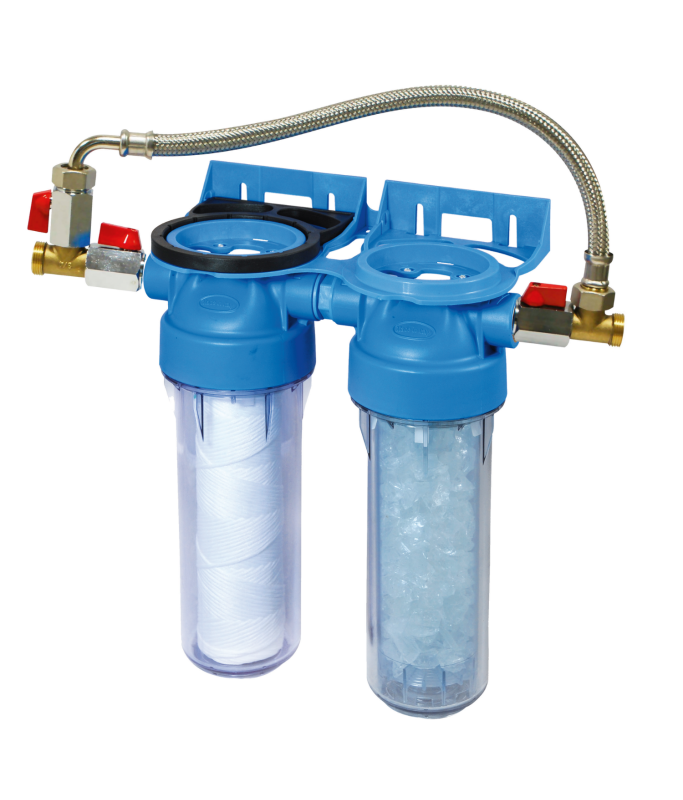 Filtre double Anti-tartre et Anti impuretés avec by-pass | Leroy Merlin
