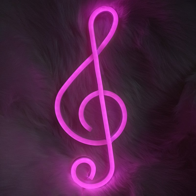 Lumières néon,lumières néon en forme de notes de musique,veilleuses ...