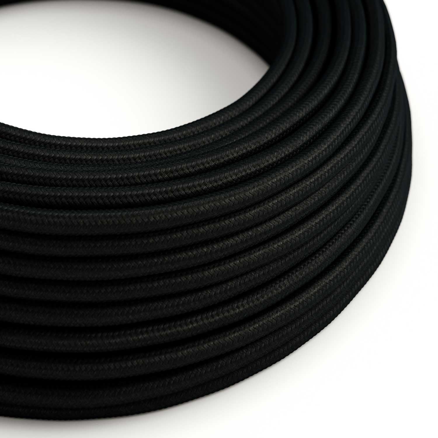 Câble rond électrique d'extérieur noir rond - 2 fils | Leroy Merlin