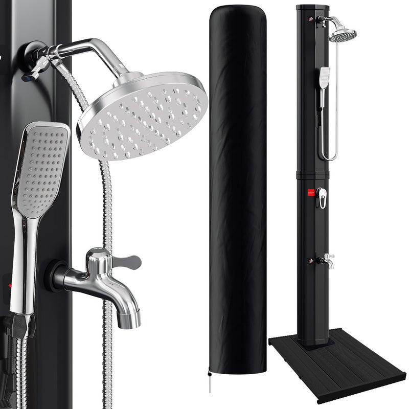 Ducha jardín Ducha solar Ducha piscina Ducha de mano Deluxe 60L (Con ...