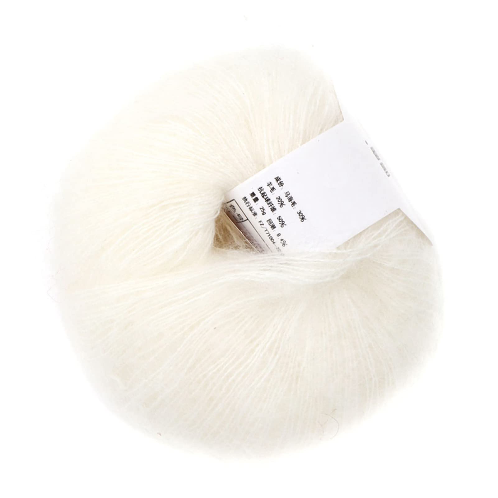 Morbido filato di angora, filato di mohair all'uncinetto, palline di ...