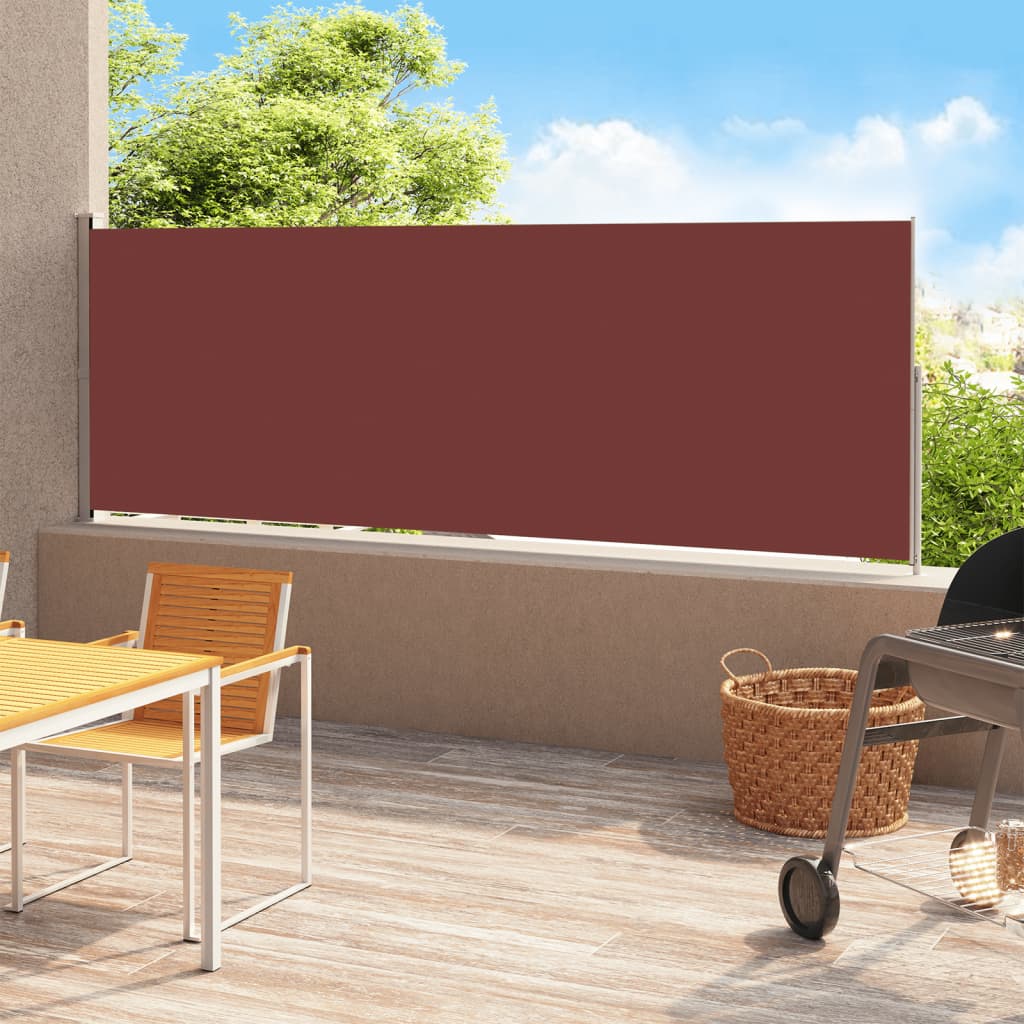 Toldo de terraza lateral retráctil 200x500 cm Marrón | Leroy Merlin
