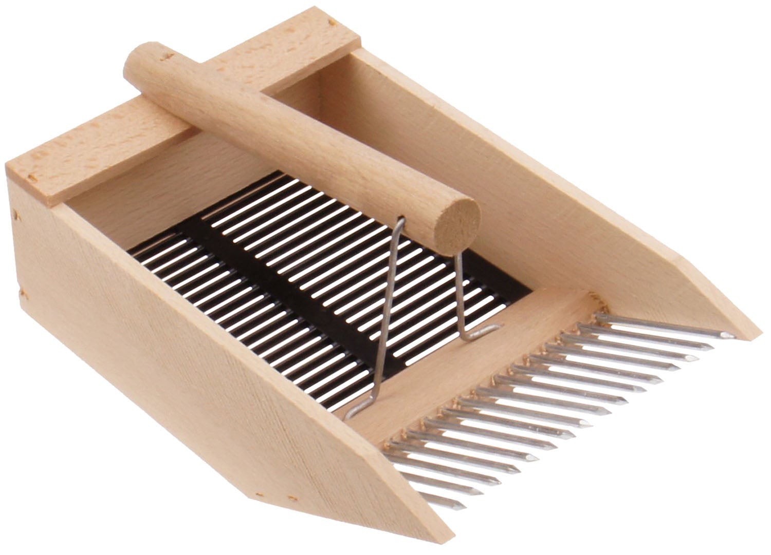 Raccogli bacche e mirtilli in legno con pettine a denti in acciaio ...