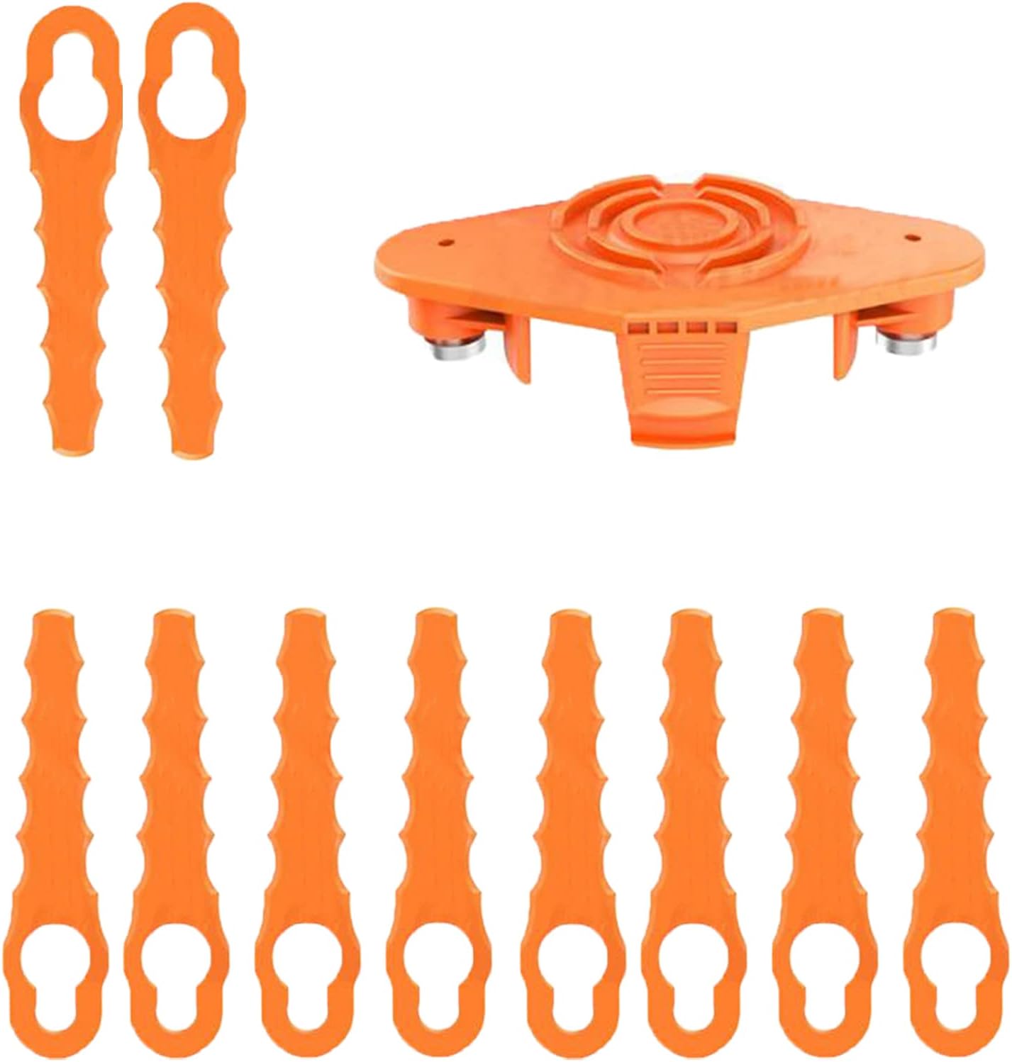 11 lames plastique - Compatible débroussailleuse Worx WG150 | Leroy Merlin