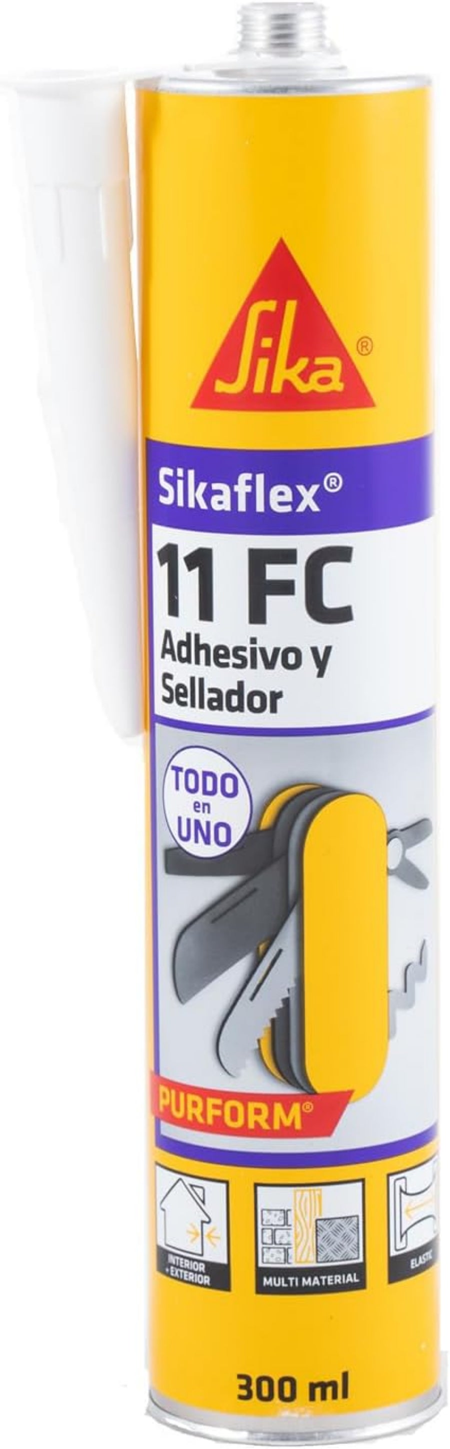 Sikaflex 11 FC Purform Mastic polyuréthane multi-supports Blanc ...