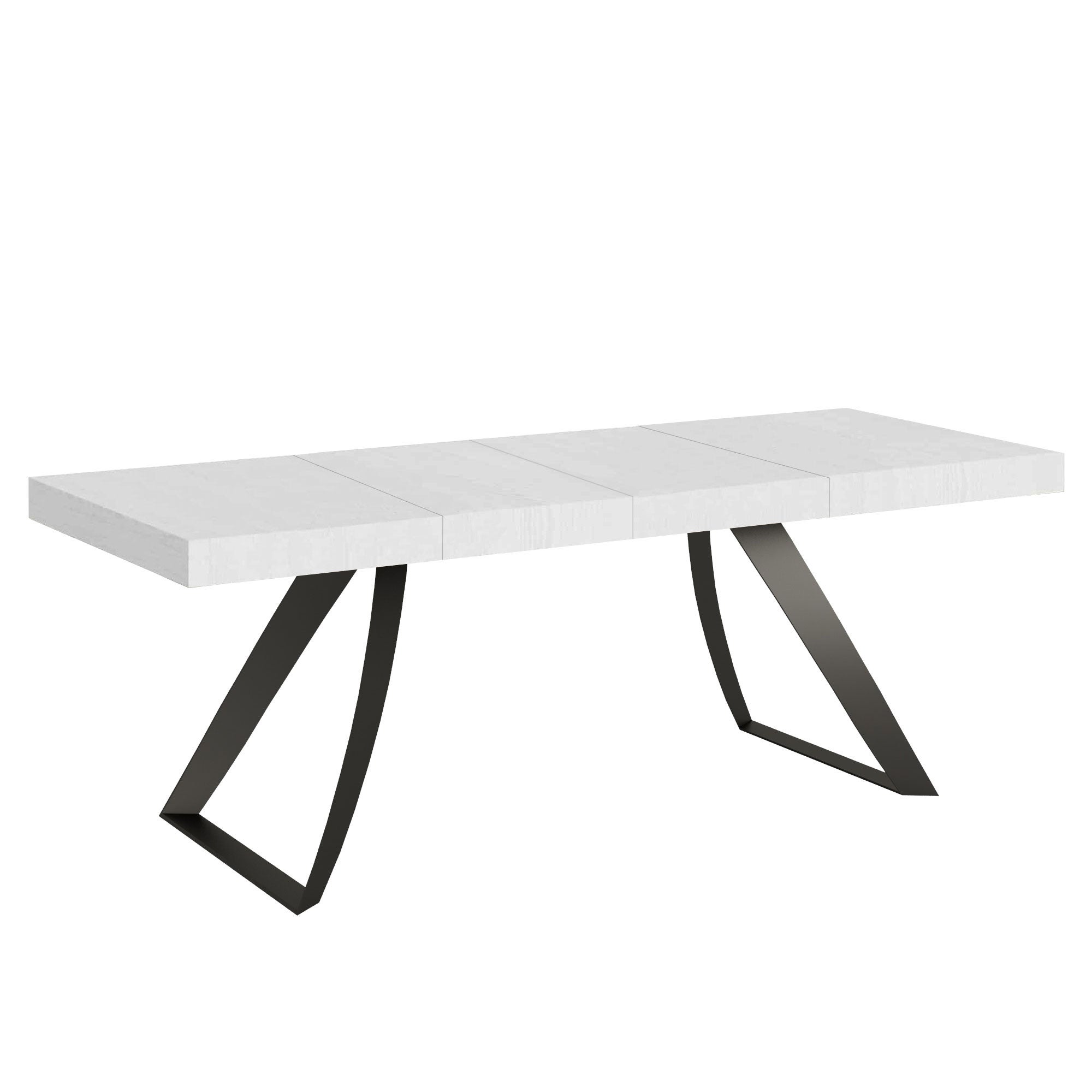Table extensible 90x180/284 cm Proxy Premium Frêne Blanc structure ...