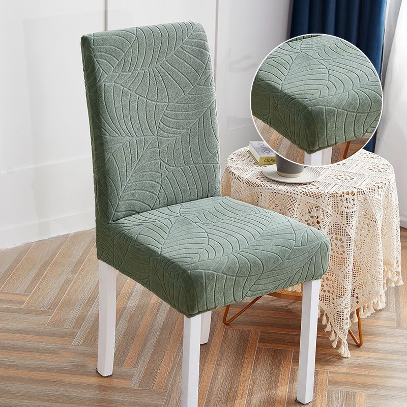 4 Pièces Housse de Chaise Salle à Manger Impression Feuille Verte ...