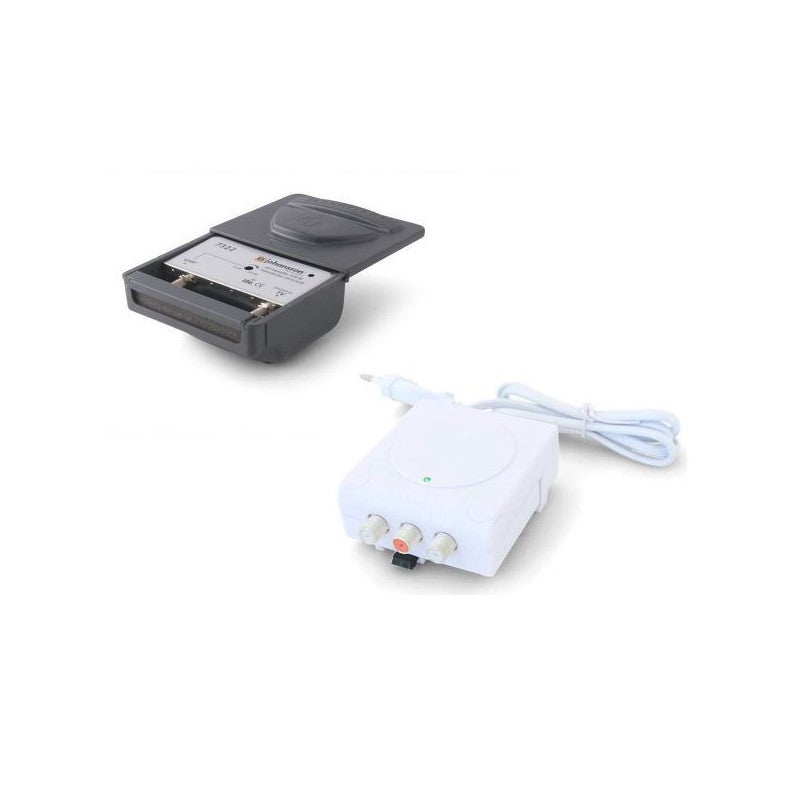 KIT ampli 5G C.21-48 / 25 dB régl.+ alim 2S 2436 JOHANSSON - 7322L2 ...