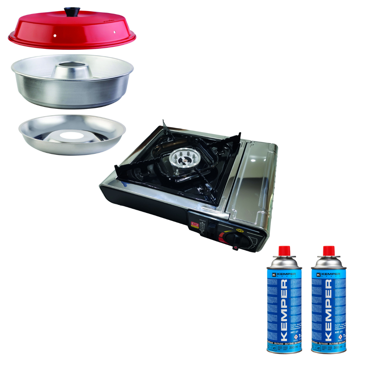 Pack OMNIA Four Nomade Compact Camping-Car Van Bateau + Réchaud à Gaz ...