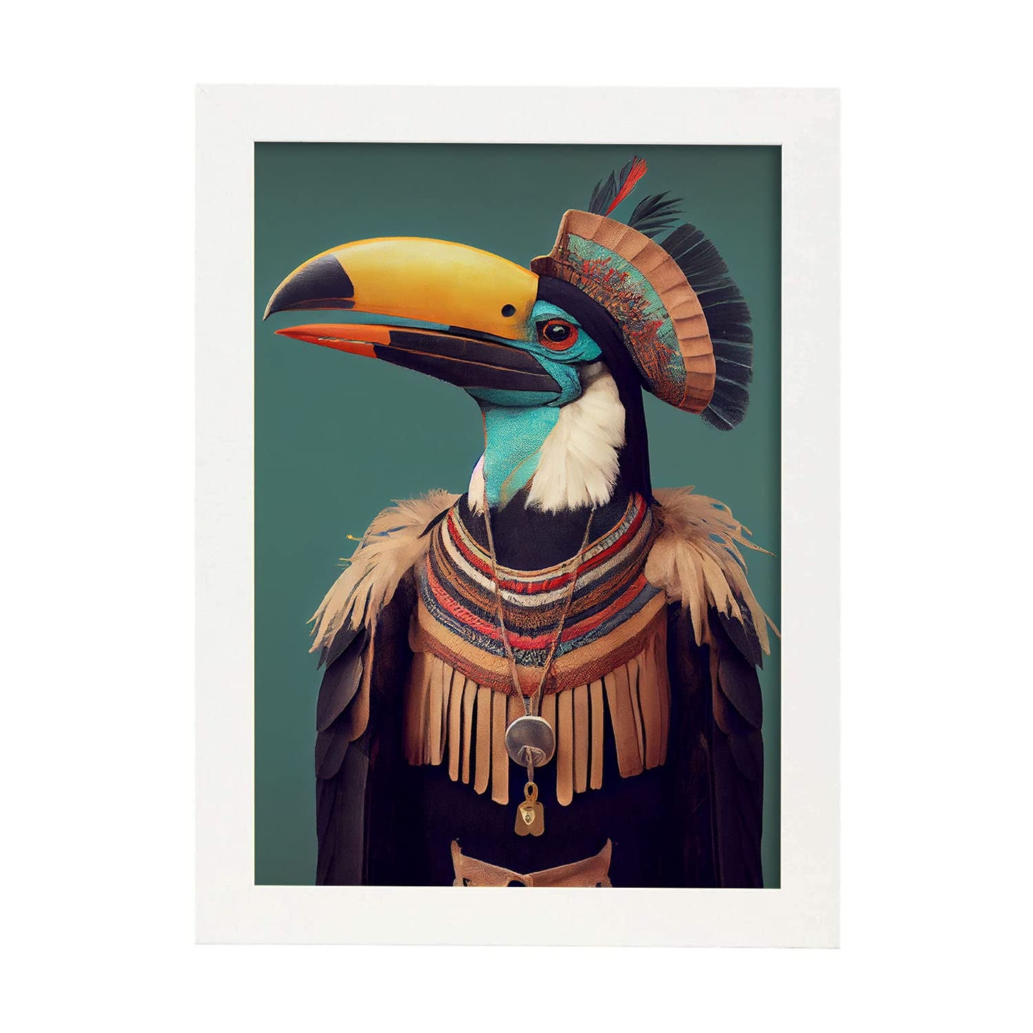 Nacnic Poster De Tucán En Estilo De Fotografía A Todo Color Divertidas ...