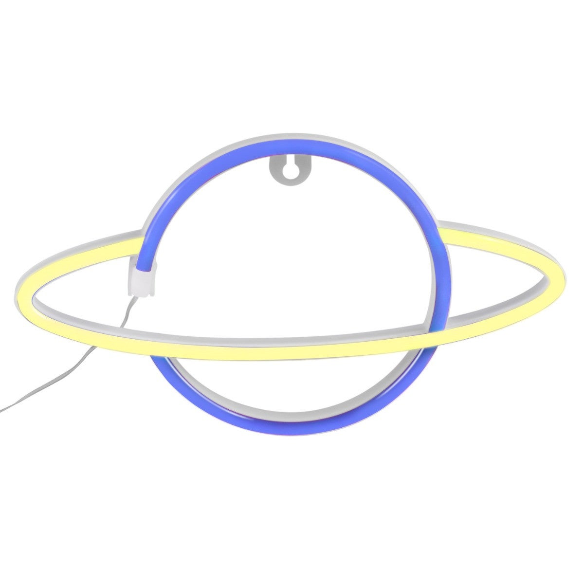 Applique néon Planète blanche LED 3W USB/AA Polux | Leroy Merlin