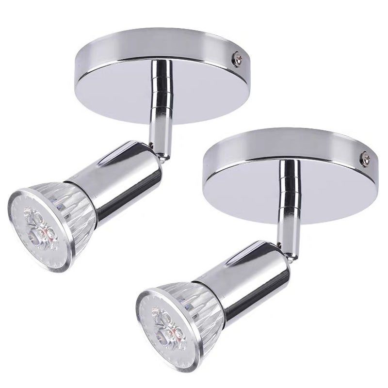 Paquete de 2 focos de techo LED, luces de techo modernas, foco de techo ...