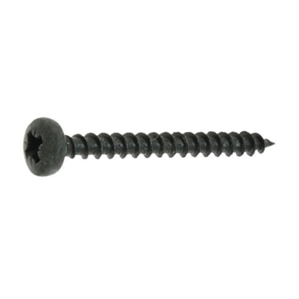 Vis bois 4x20 mm tête cylindrique noire Pozidriv par 500 | Leroy Merlin