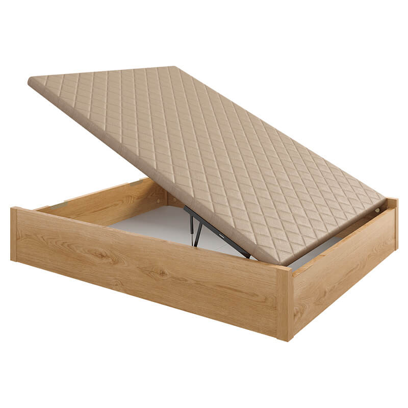 Canapé Abatible Arcón de madera con tirador embutido altura 34 cm ...