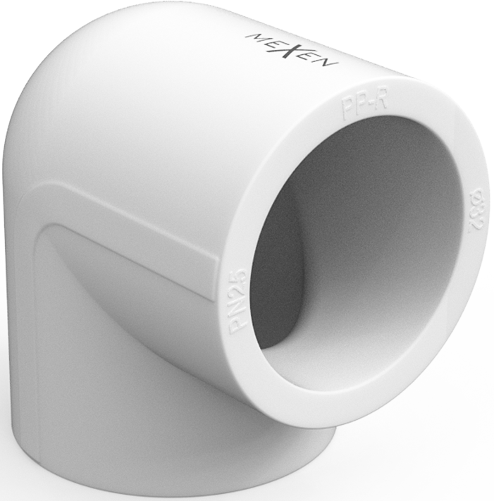 Mexen PPR coude 90° soudé pour tuyaux PPR 25 x 25, PN25 - W97324-2525 ...