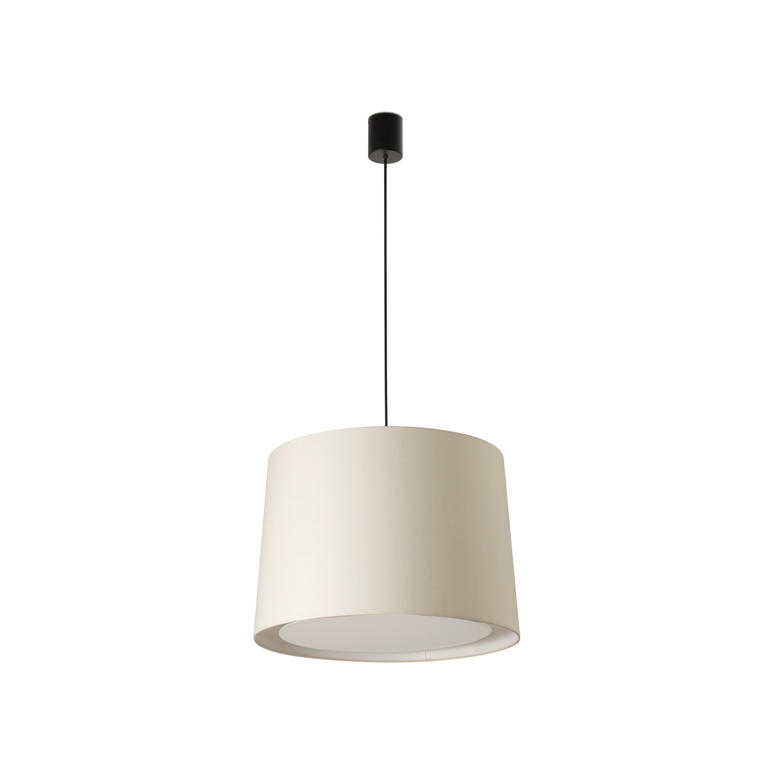 SAMBA Lampadaire simple noire/beige 64315-55 | Leroy Merlin