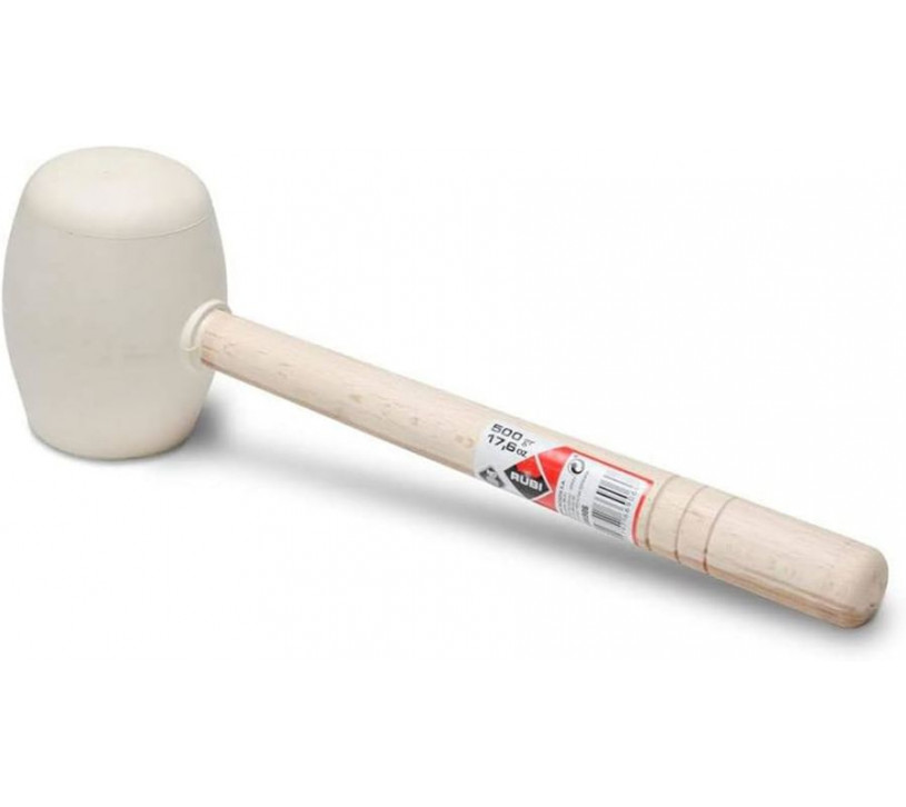 MAILLET CAOUTCHOUC BLANC POINTE RONDE RUBI - 500 gr | Leroy Merlin