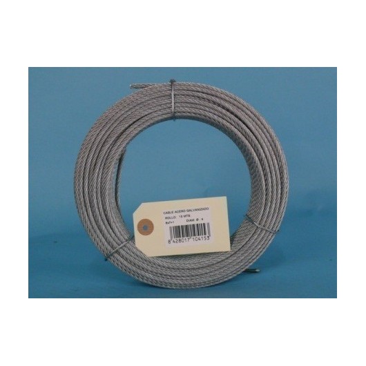 Cable Galvanizado Rollos 15m 6x7x1 1810 | Leroy Merlin