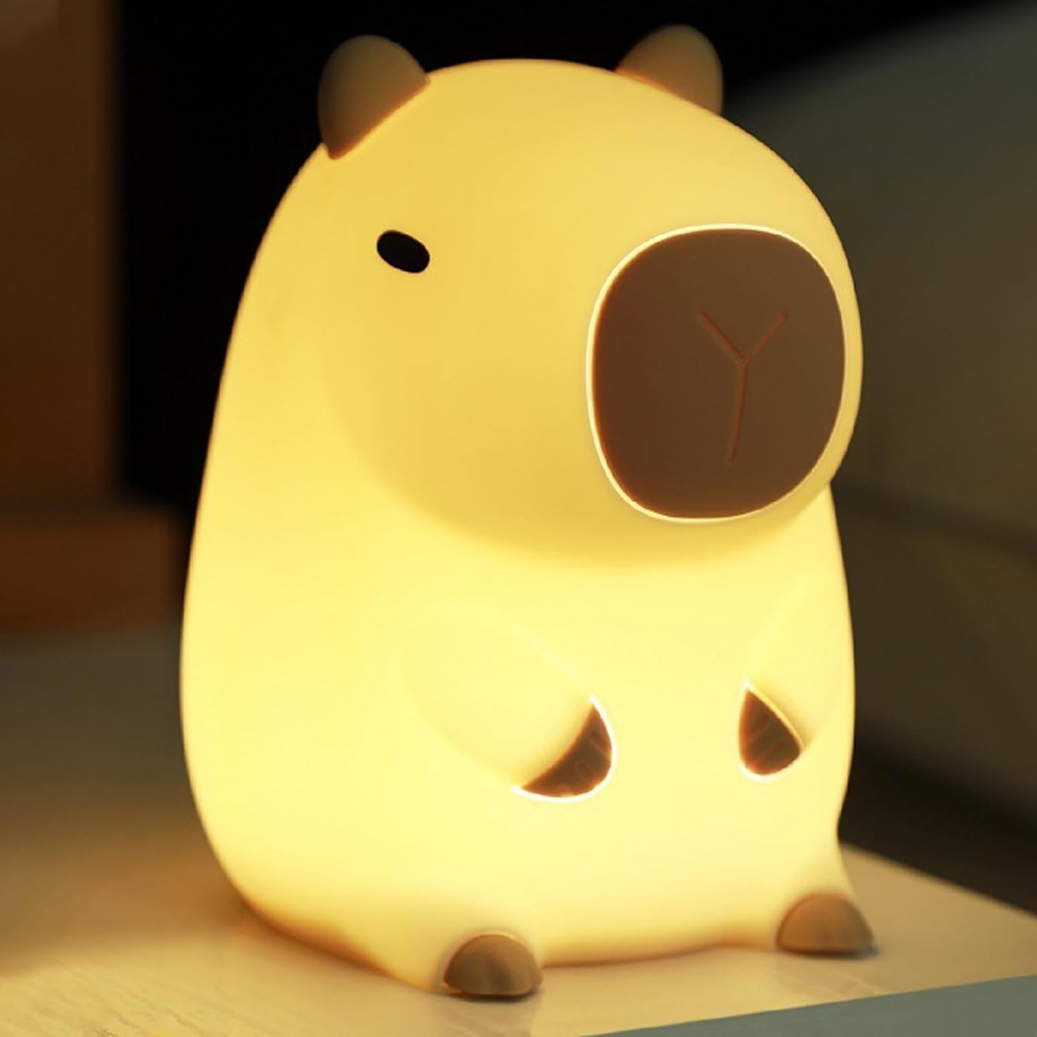 Capybara Veilleuse pour enfant Capybara avec minuterie à intensité ...