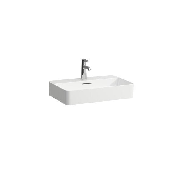 Lavabo Laufen VAL, 1 foro per rubinetto, con troppopieno, 600x400 mm ...