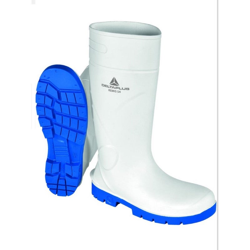 Botte de sécurité KEMIS S4 P.42 PVC blanc CI FO A E SR DELTA PLUS ...