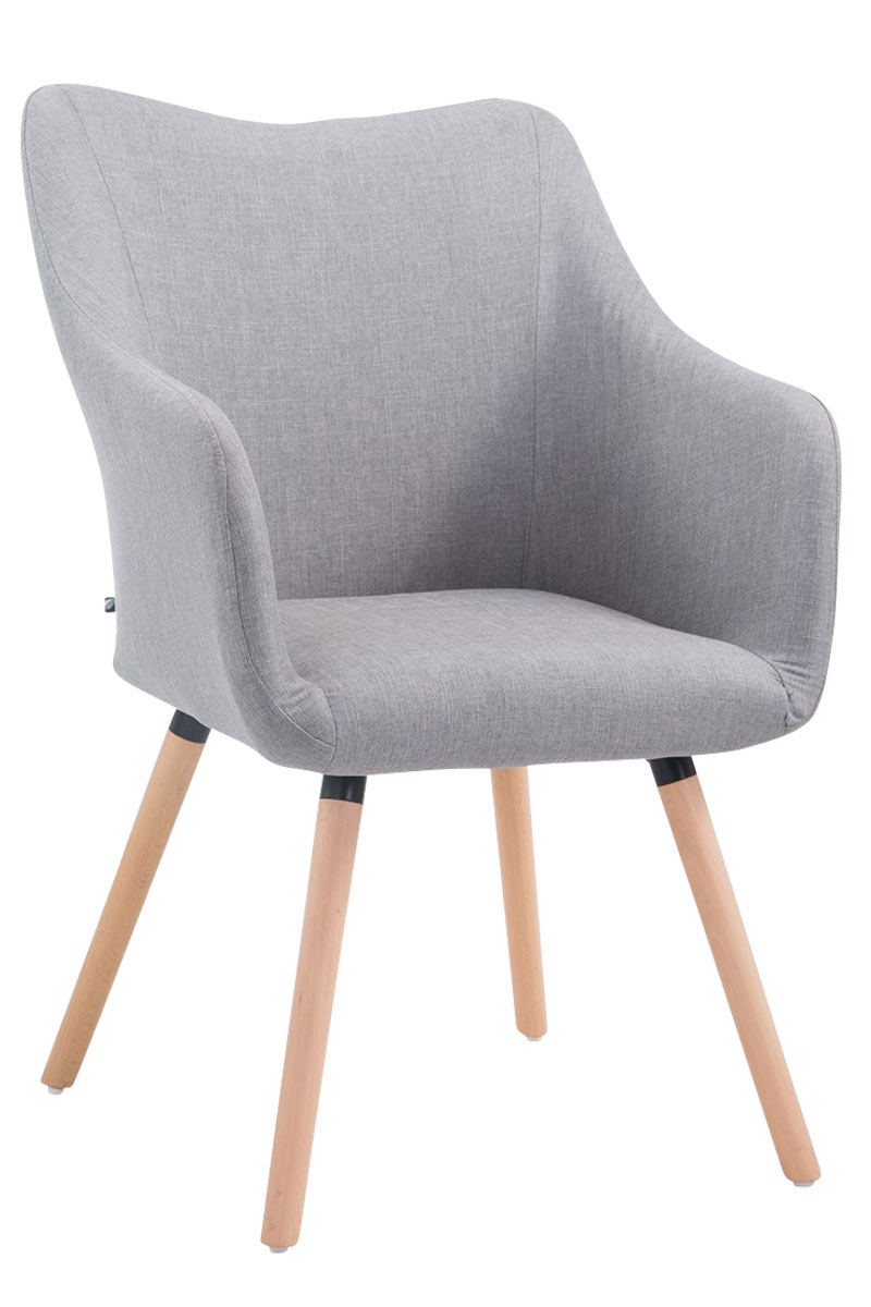 Silla de espera McCoy V2 Tapizada en Tela Gris|Natural | Leroy Merlin