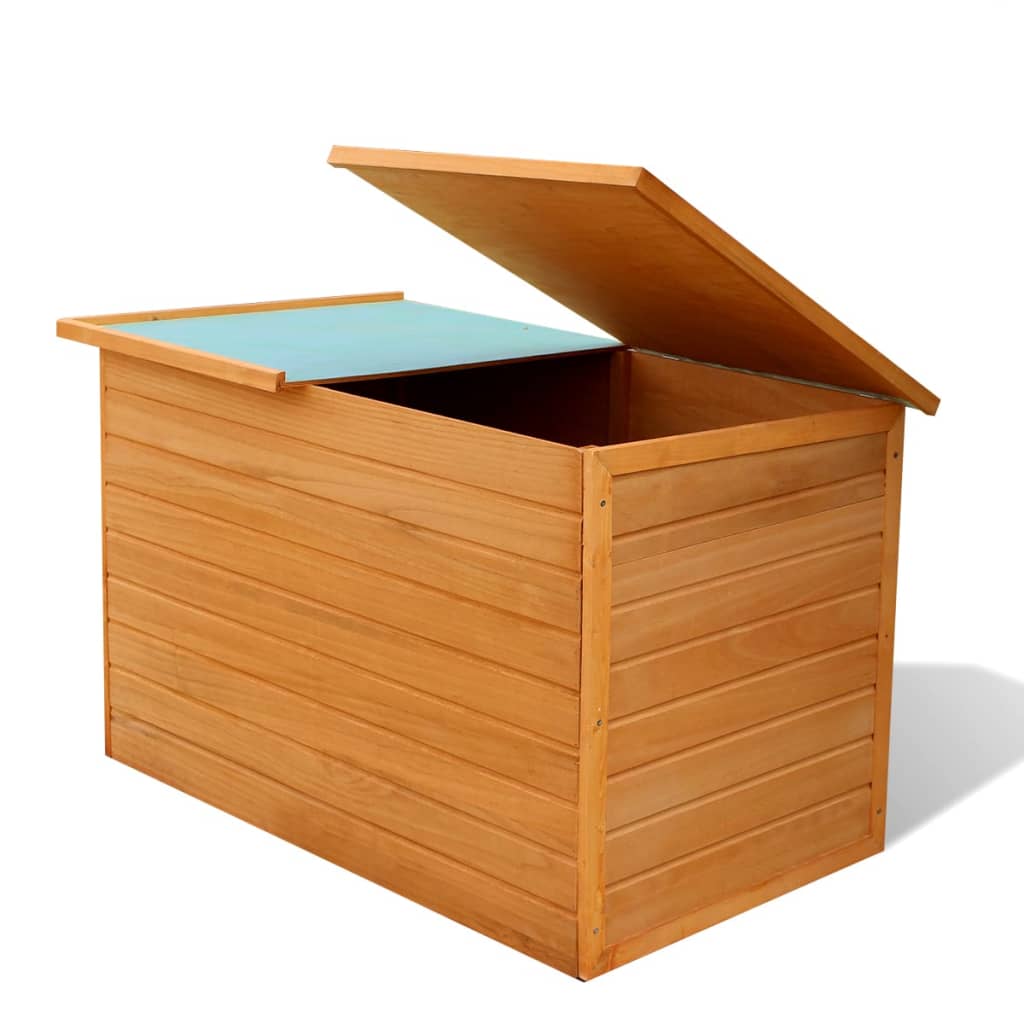 Caja de almacenamiento para jardín 126 x 72 x 72 cm madera 02_0013005 ...