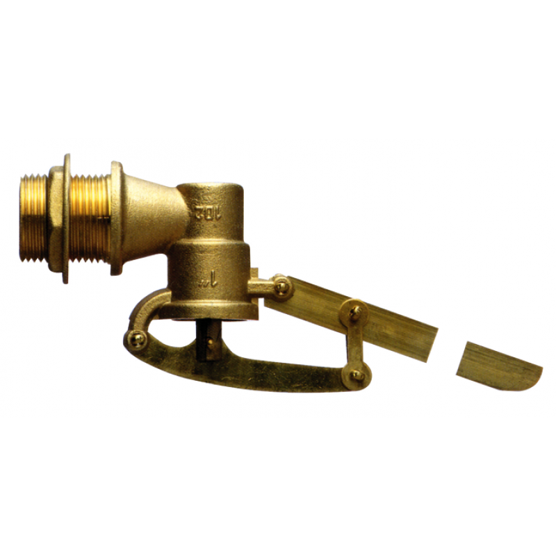 Rubinetto a galleggiante a 5 copiglie con asta piatta e sfera inclusa ...