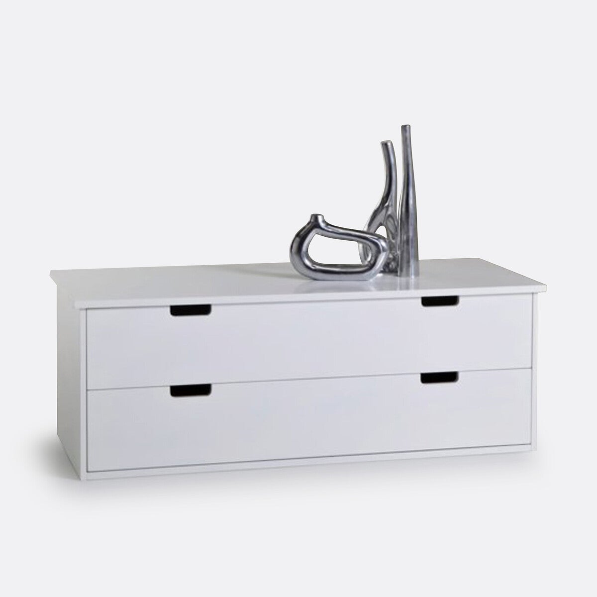 Commode 2 tiroirs, Crawley - Blanc - taille unique | Leroy Merlin