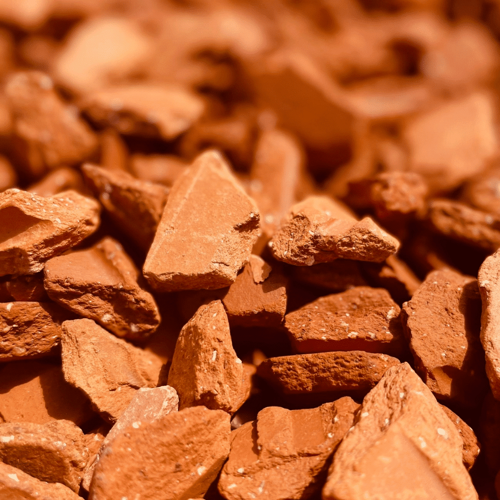 Sac +/- 20 kg - Gravier orange décoratif Taronja concassé 14/20 | Leroy ...