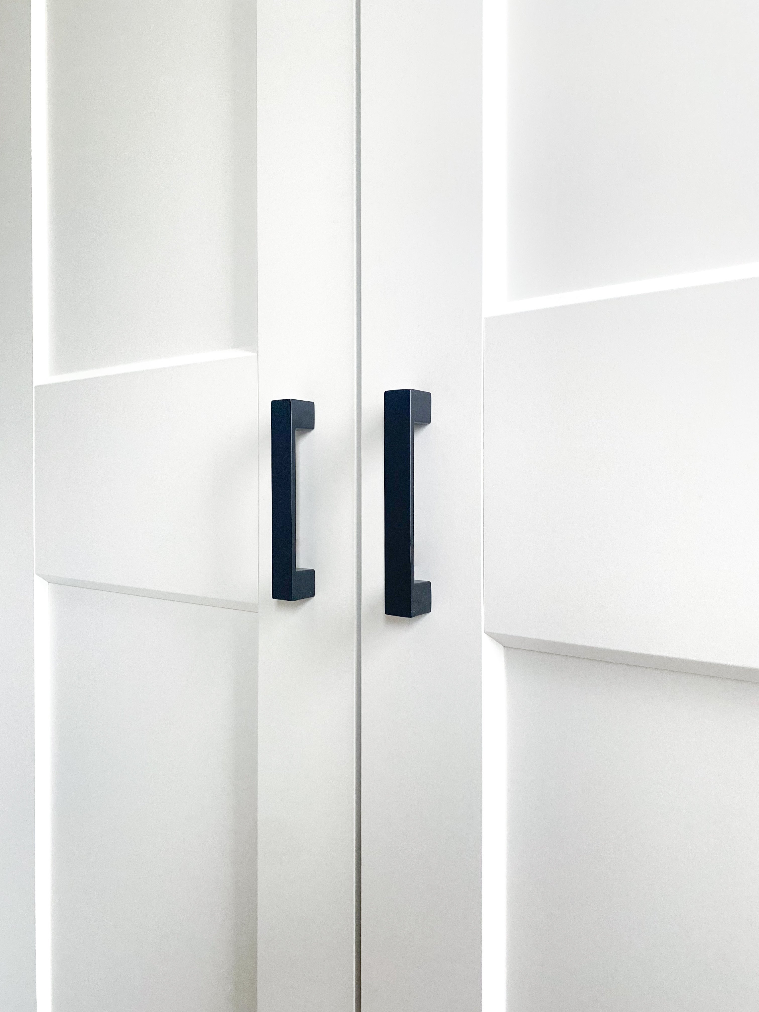 Wovar Poignée meuble noire Cube - Distance de perçage 128 mm - Par ...