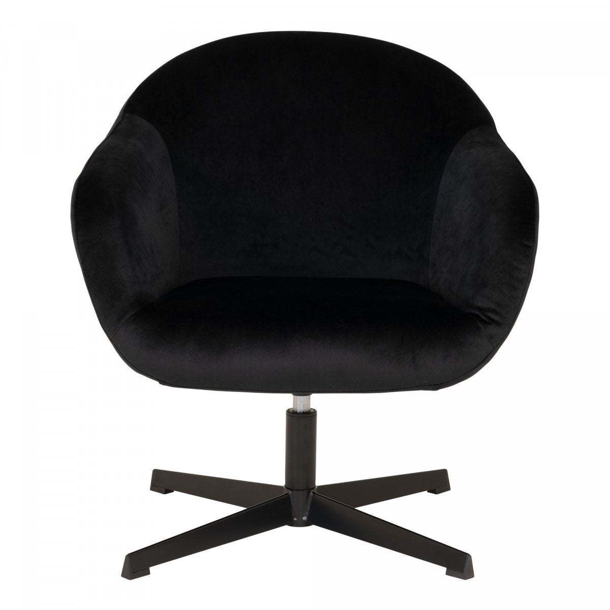 Fauteuil pivotant en tissu et pieds PERTH | Leroy Merlin