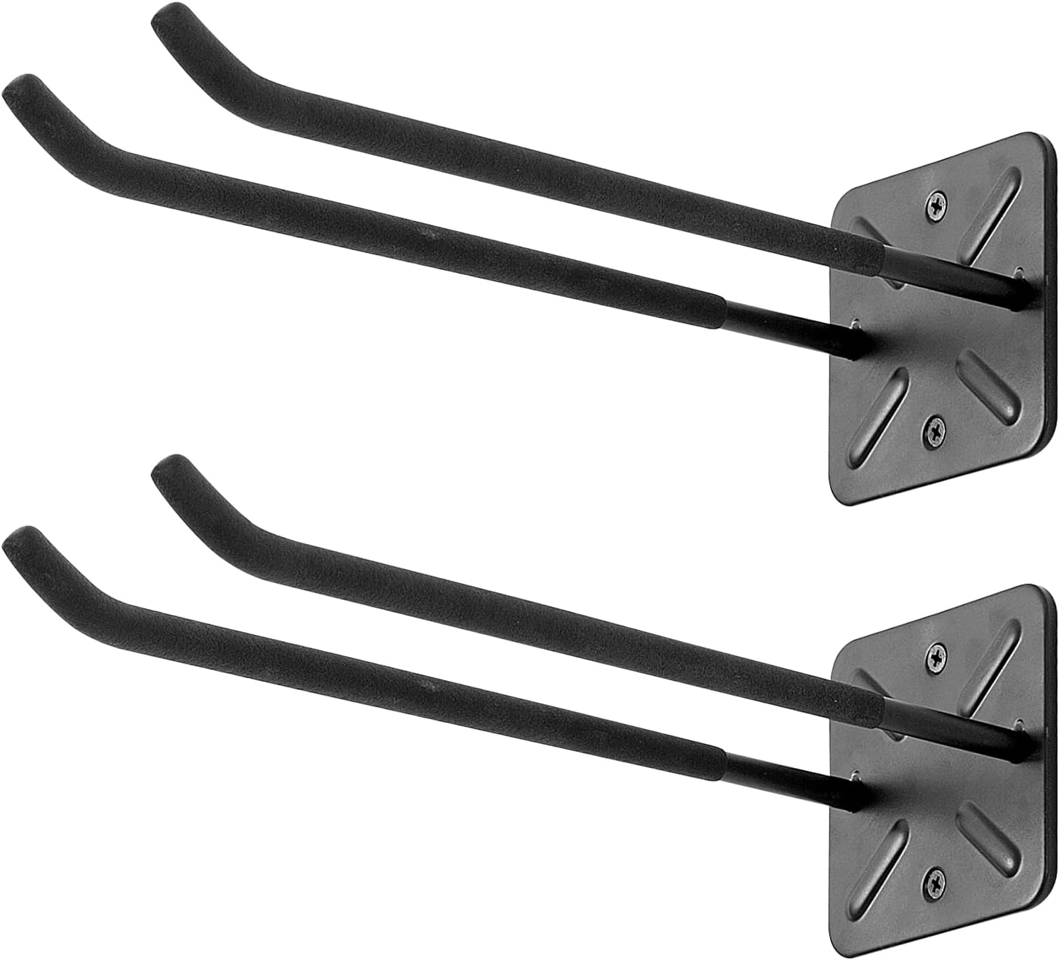 Lot de 2 grands crochets de garage robustes pour rangement d'outils de ...