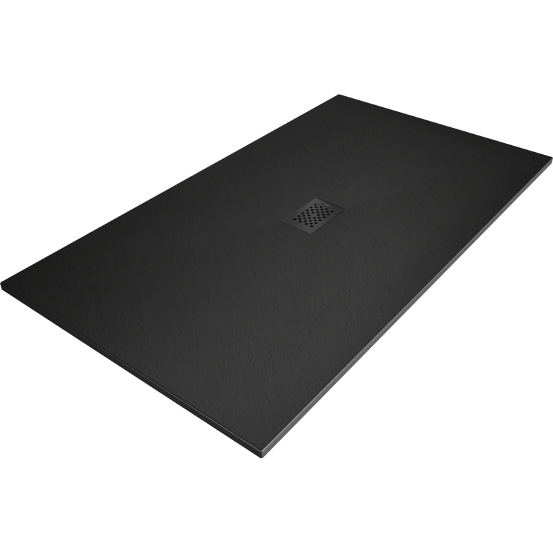 Bac à douche Mexen Hugo rectangulaire SMC 150 x 100 cm, noir, cache ...