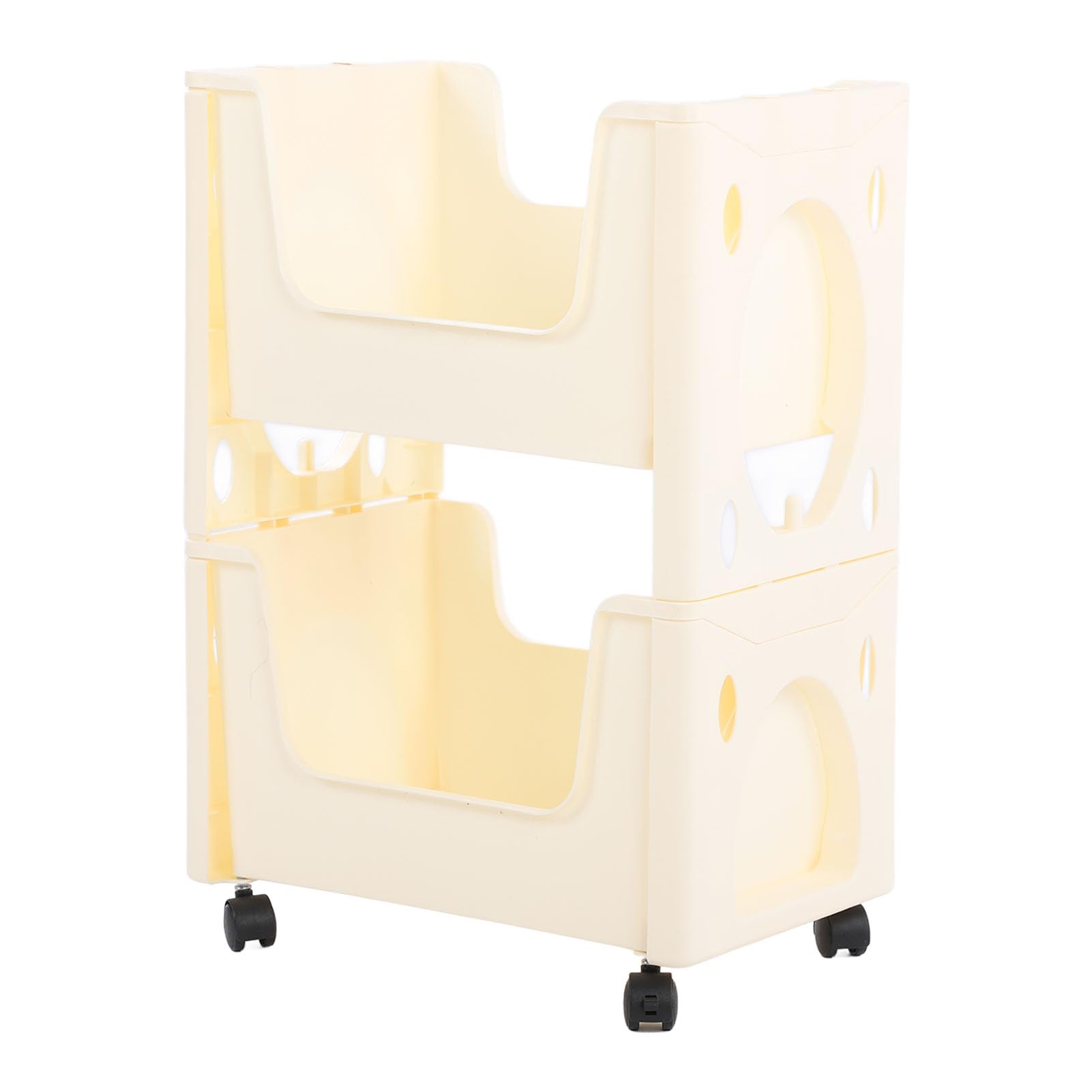 Carrello portaoggetti mobile spesso e di grande capacità con rotelle ...