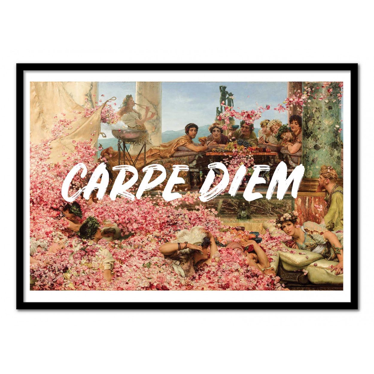 Art-Poster - Carpe Diem - Ruby and B - avec cadre noir 30 x 40 cm ...