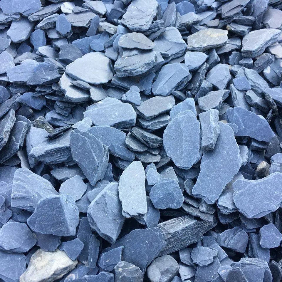 Grava Pizarra Decorativa / Big bag 1.000 kg. / 24-40 mm / Gris | Leroy ...