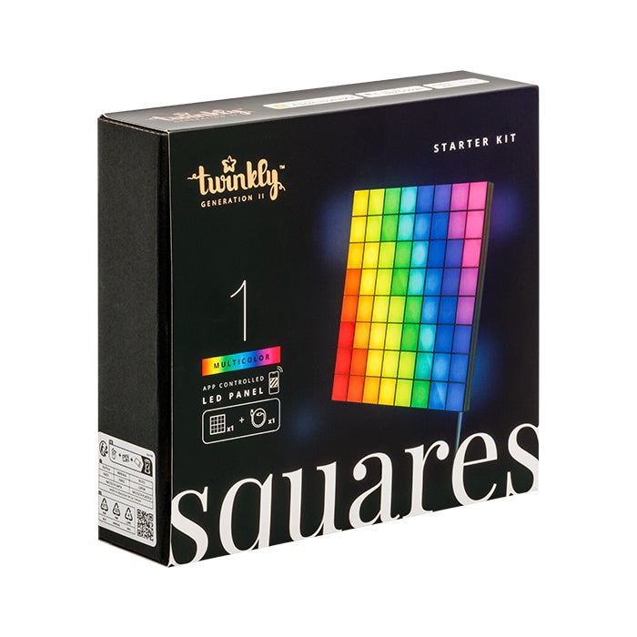 TWINKLY-Panneau 16x16cm 64 LEDS multicolores TWINKLY SQUARES STARTER ...