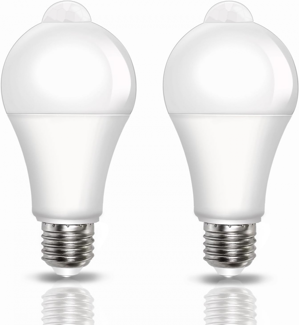 Lot de 2 Ampoule Detecteur de Mouvement Baïonnette LED, 12W, , Blanc ...