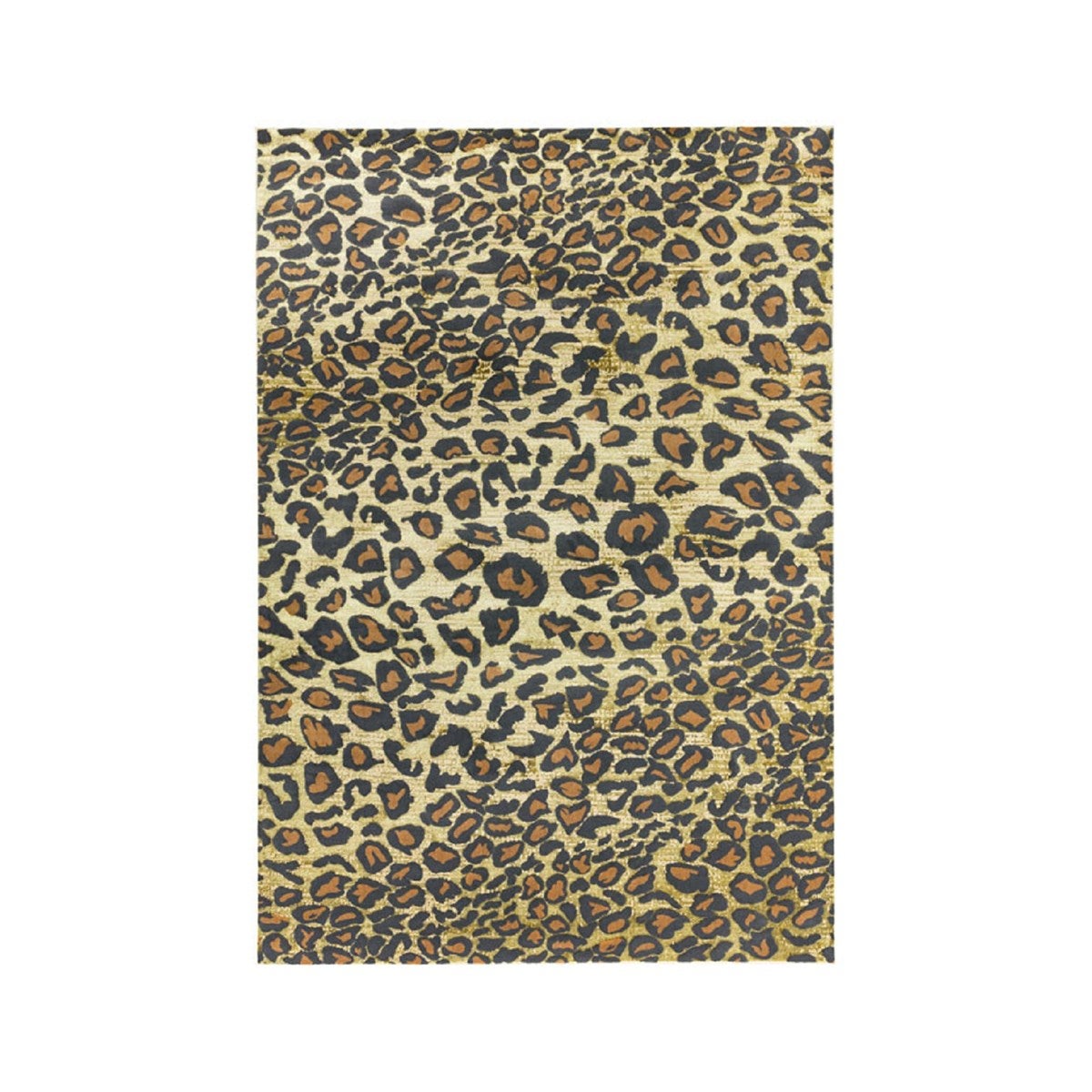 Alfombra de salón tejida plana CYPHER LEOPARD 160x230 cm | Leroy Merlin